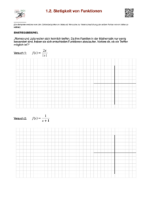 18 Stetigkeit von Funktionen – Mission Mathe